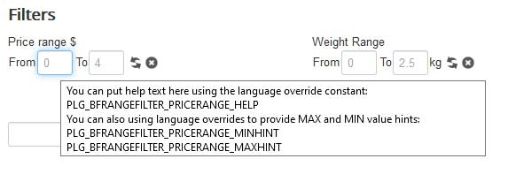 Brainforge.UK - Range Filter